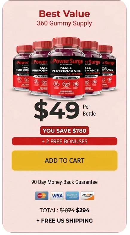 PowerSurge ™ Official Website | Natural Male Performance